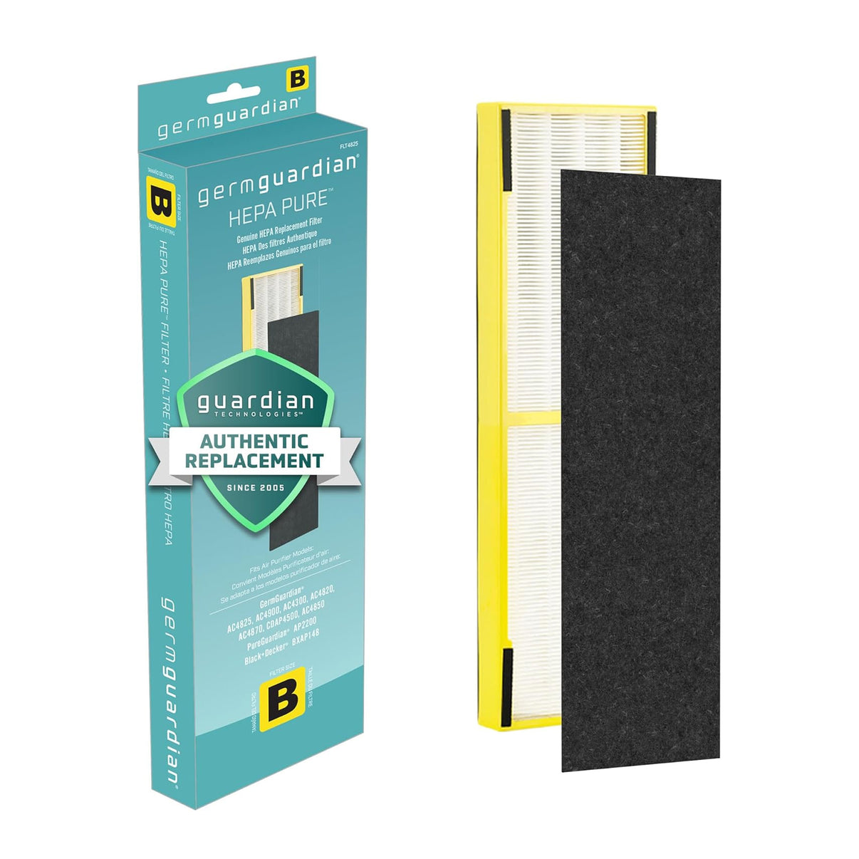 GermGuardian FLT4825 HEPA PURE™ Air Purifier Filter B – Guardian ...